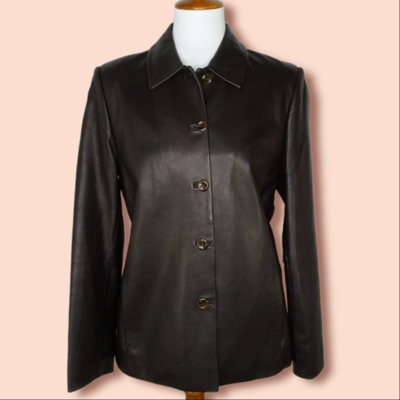 Pendleton | Jackets & Coats | Vintage Pendleton 0 Leather Jacket Size M ...